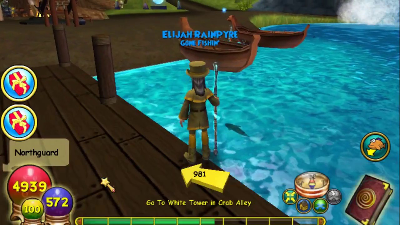 Fishing Friday in Wizard 101 Footage Part 2 - YouTube