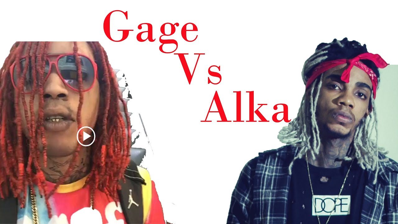 Dancehall Artist Gage Take Shots At Alkaline Over Hair Extensions - YouTube