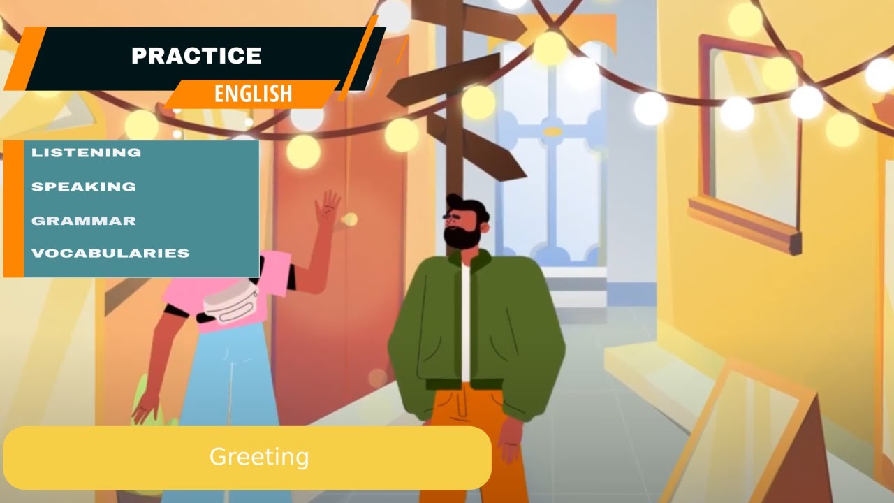 Learning English Conversation - Easy English - Simple Talk - Greeting ...