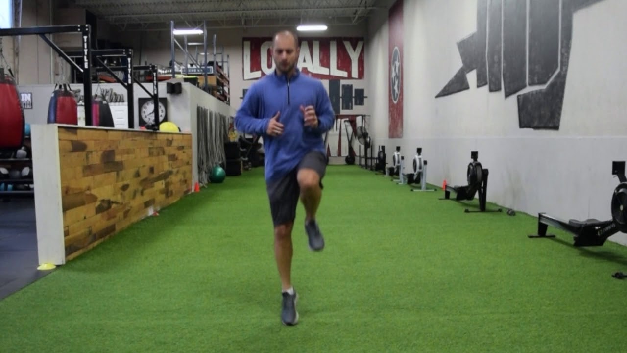 Single Leg Ankle Hops - YouTube