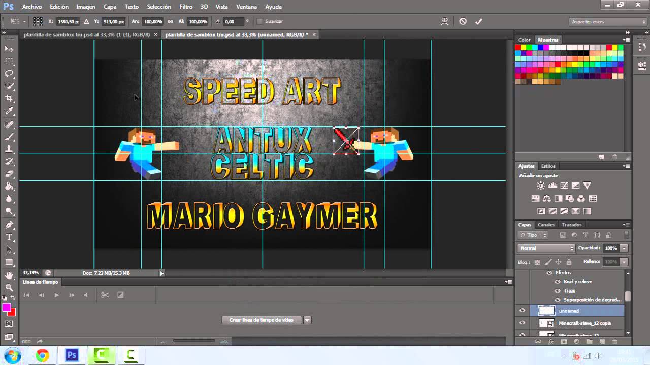 SPEED ART #4 - AntuxCeltix || Mario Gaymer - YouTube