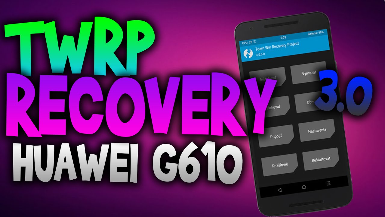 TWRP recovery 3.0 para huawei g610 MATERIAL DESING - YouTube