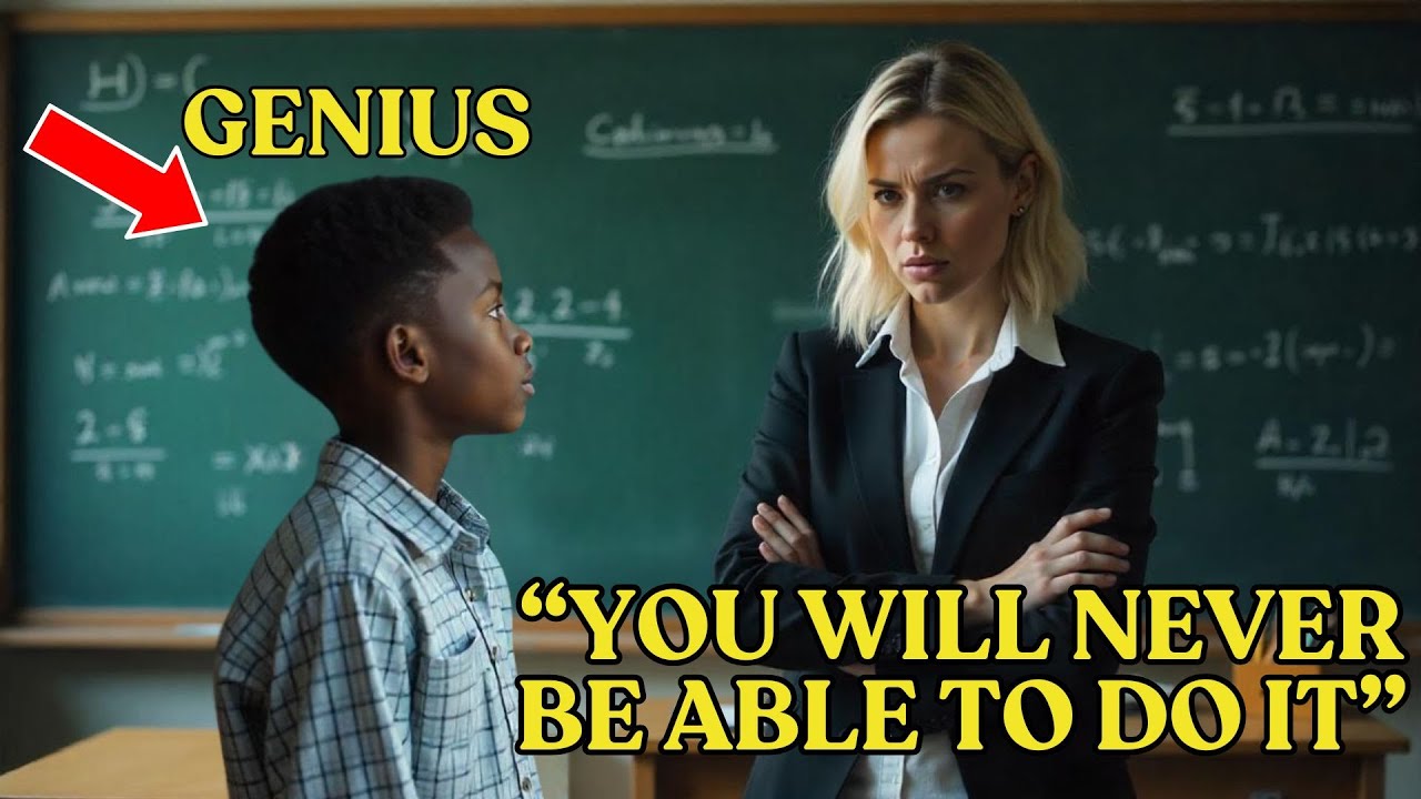 Teacher HUMILIATES Quiet Student with Impossible Math—SHOCKED When He ...