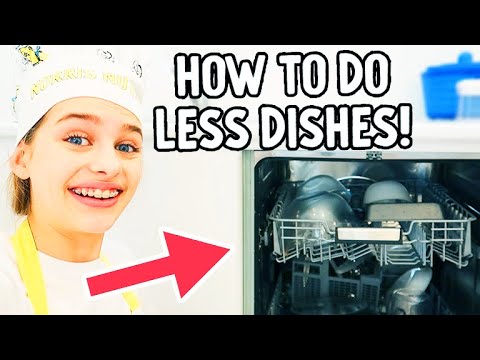 HOW TO DO LESS DISHES - YouTube