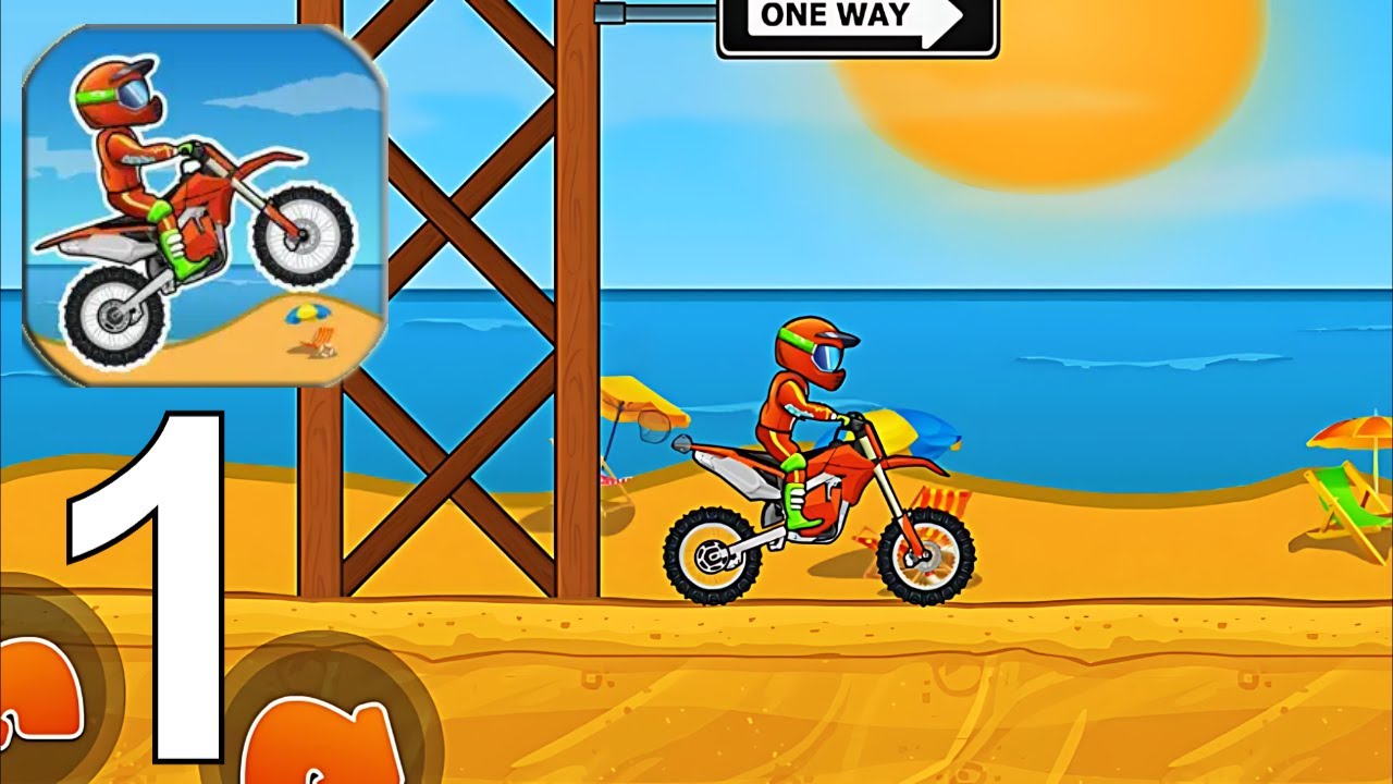 Moto X3M Bike Race Game Part 1 Gameplay Walkthrough Android IOS - YouTube