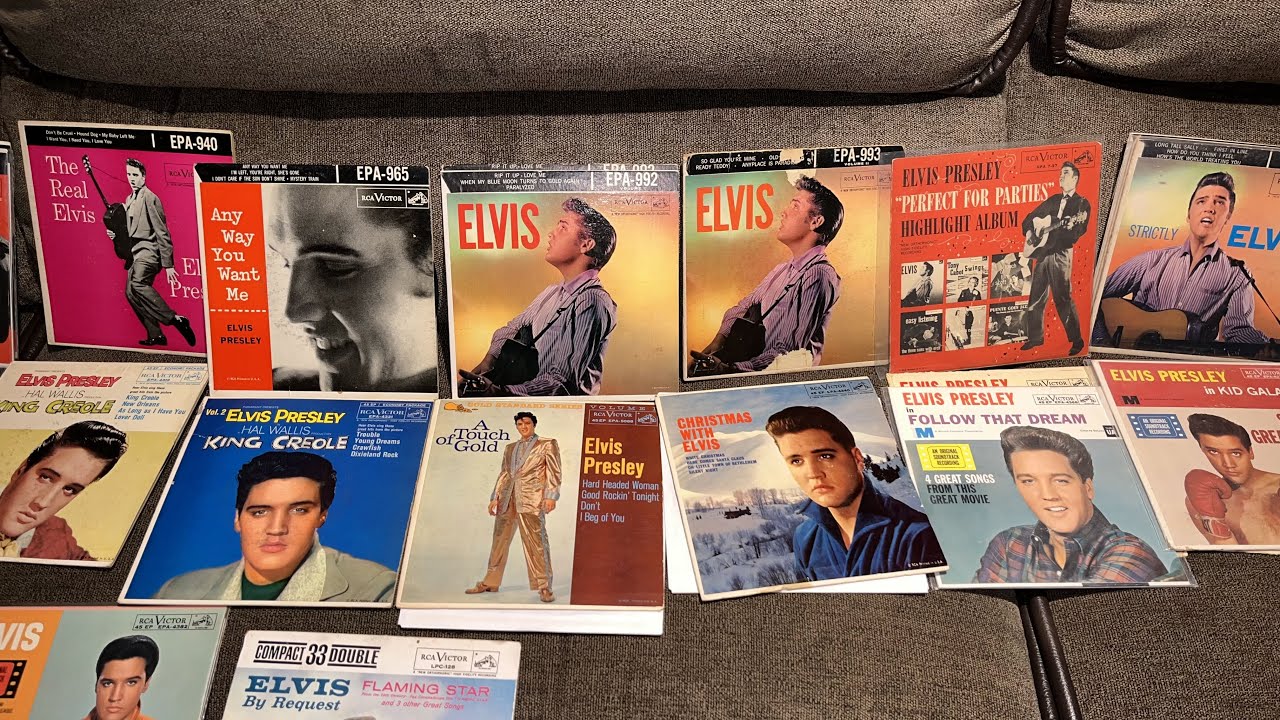 Sorting My Elvis Presley EP & 45 RPM Record Collection. 1956-1980’s ...