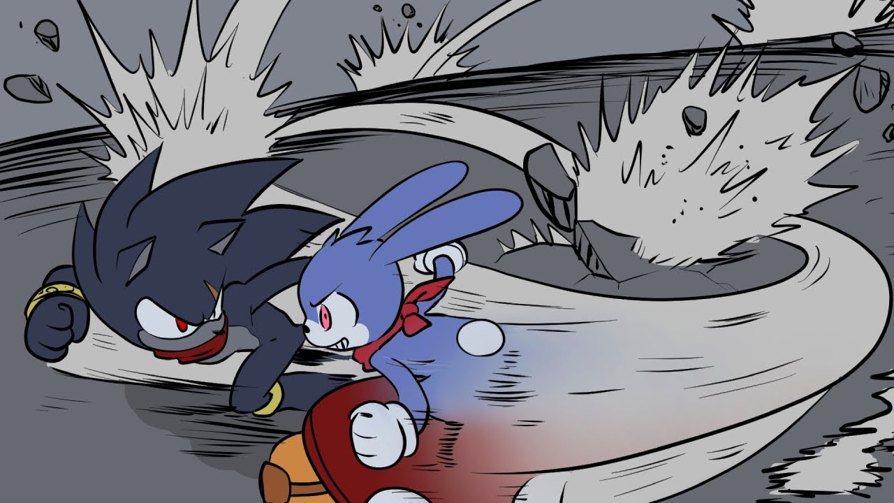 Dark Hedgehog VS Rush 💥 Sonic the Hedgehog • COMIC DUB - YouTube