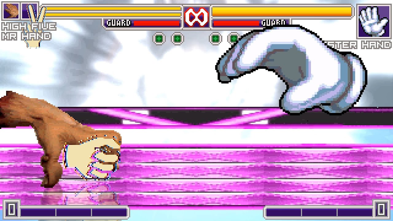 MUGEN - Mr Hand & High Five vs. Master Hand - Download - YouTube