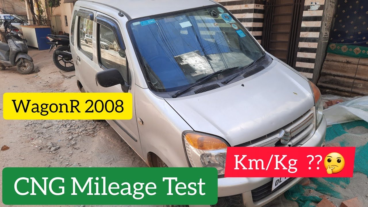 CNG Mileage Test | Maruti Suzuki Wagon R | Model 2009 Tank to Tank CNG ...