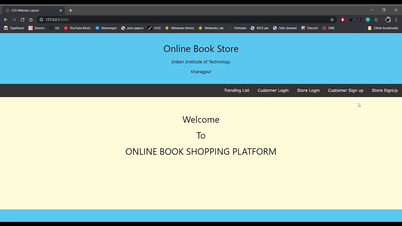 DBMS project- Online book ordering system - YouTube