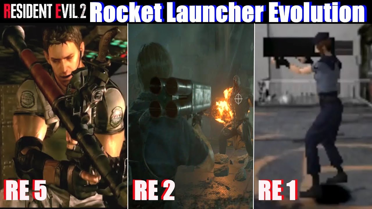 Rocket Launcher Evolution in Resident Evil - YouTube