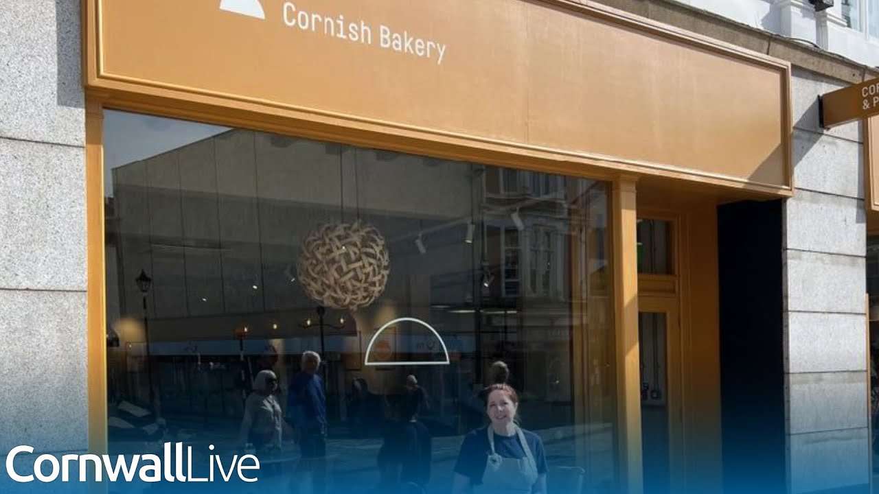 LIVE: New Cornish Bakery pasty and coffee shop opens in Truro - YouTube