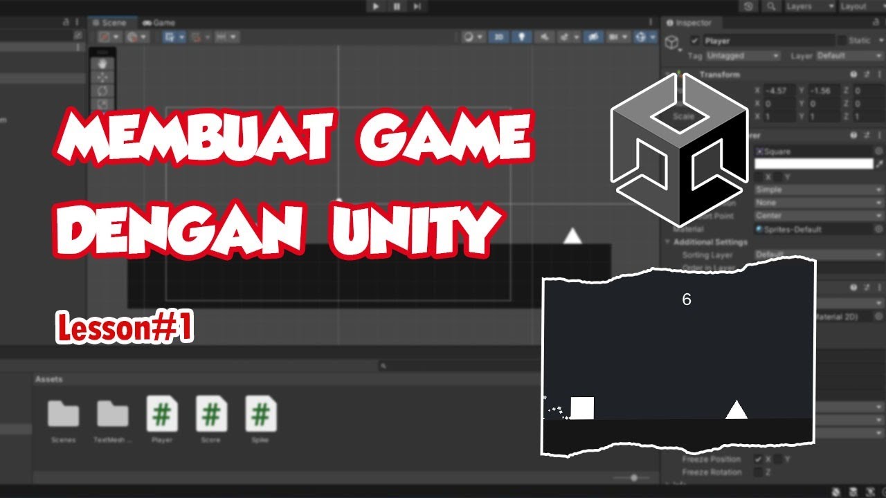 Instalasi Game Engine dan Membuat Project Baru - Unity Tutorial (Lesson ...