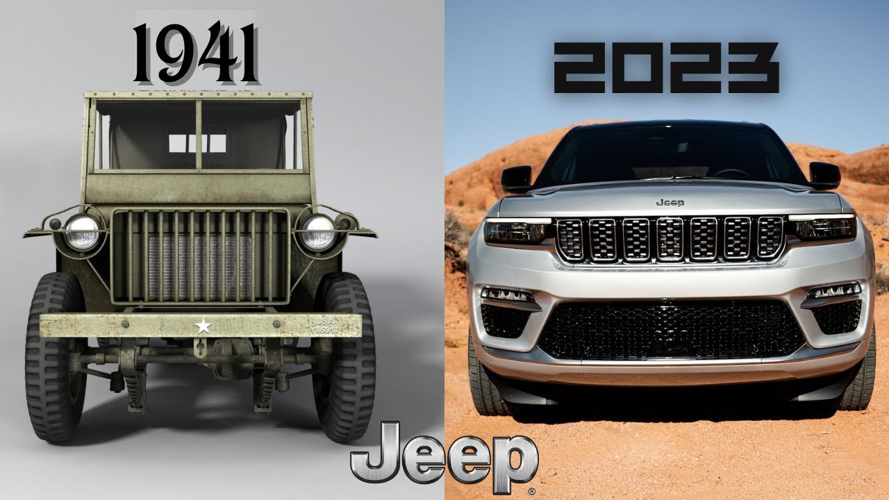 Jeep Evolution 1941 - 2023 - YouTube