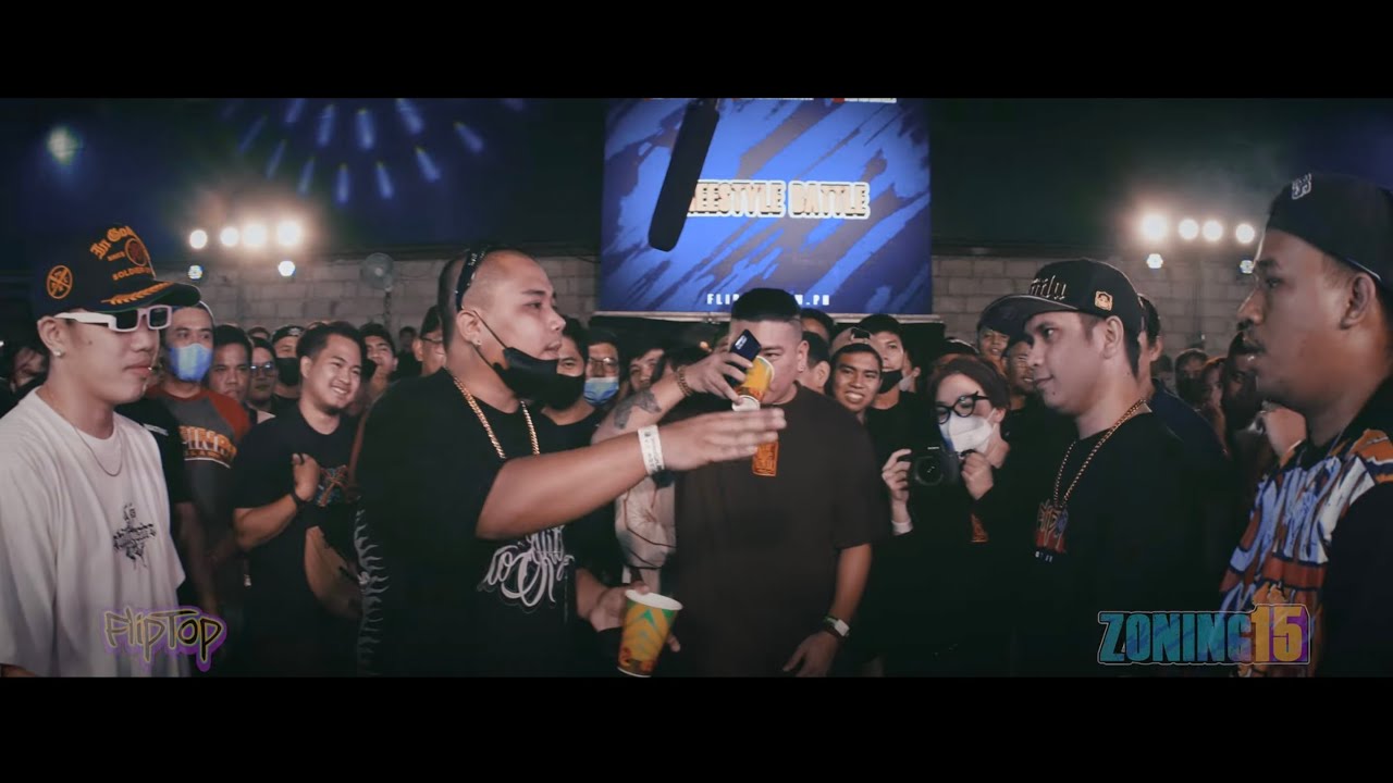 FlipTop - M Zhayt/Manda Baliw vs K-Ram/SlockOne | SURPRISE FREESTYLE BATTLE GONE WRONG - YouTube