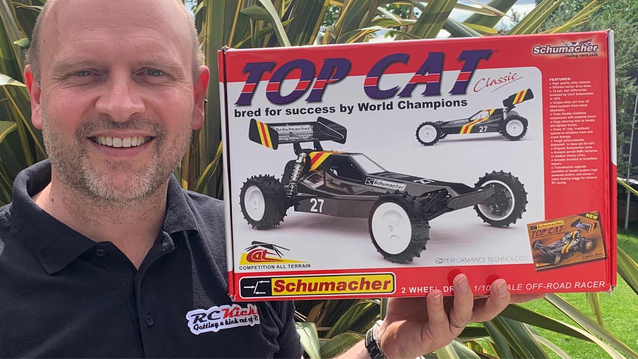 Unboxing The TOP CAT, Championship Winning 2WD Schumacher Vintage RC ...