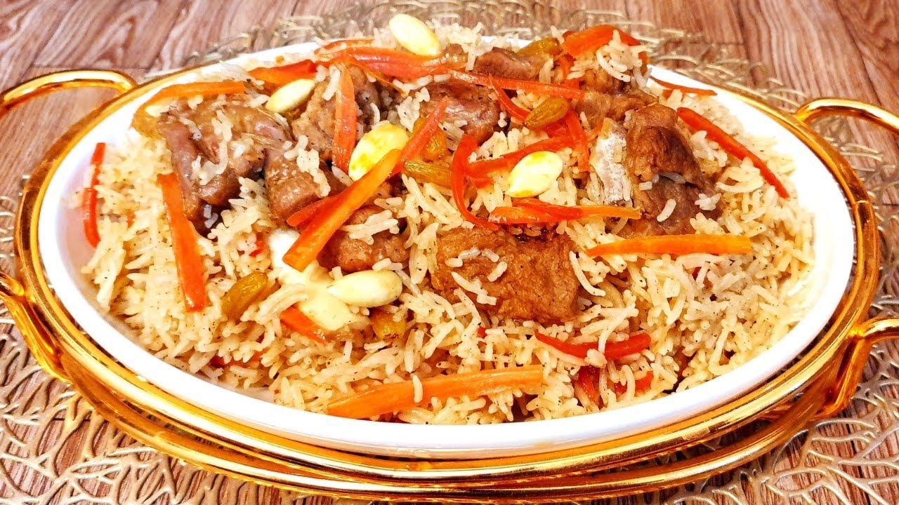 Afghani Pulao Recipe | Kabuli Pulao Recipe | Mutton Pulao Afghan Style ...