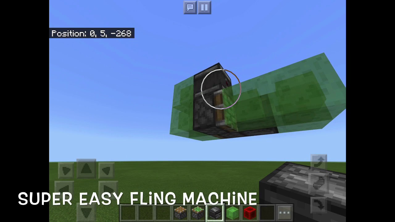 Super easy Minecraft Flying Machine - YouTube