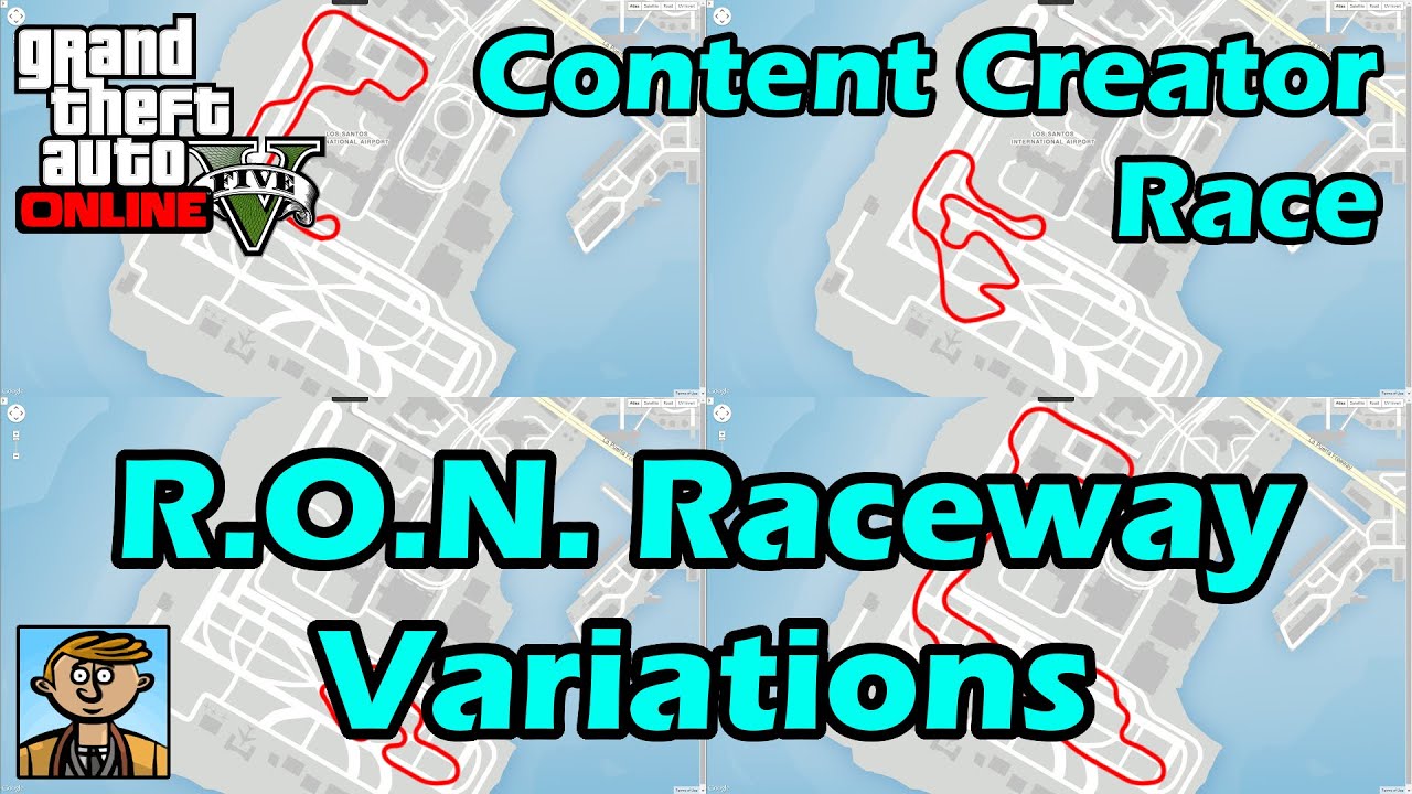 R.O.N. Raceway Variations - GTA 5 Content Creator Races - YouTube