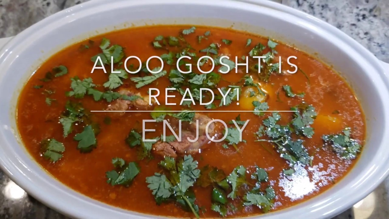 Cooking for Beginners - Aloo Gosht - YouTube