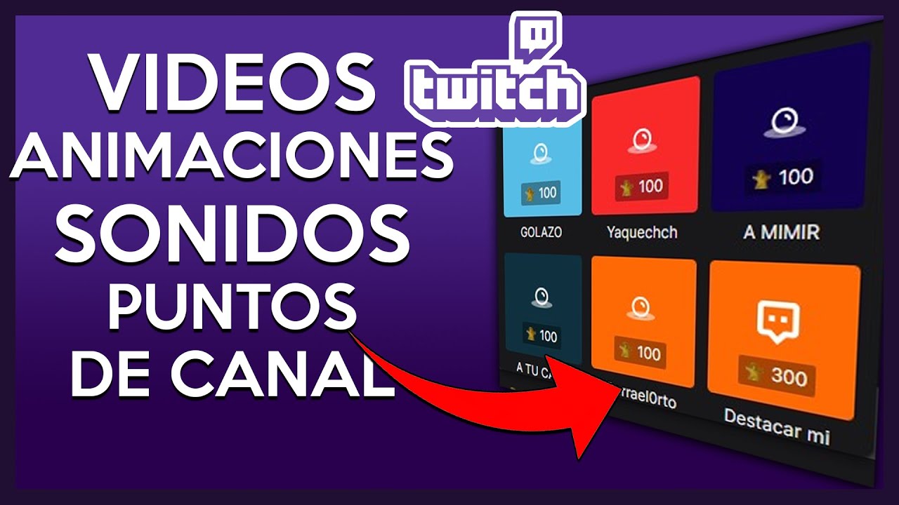 COMO PONER VÍDEOS, SONIDOS E IMÁGENES EN TUS PUNTOS DE CANAL TWITCH| Triggerfyre Twitch ...