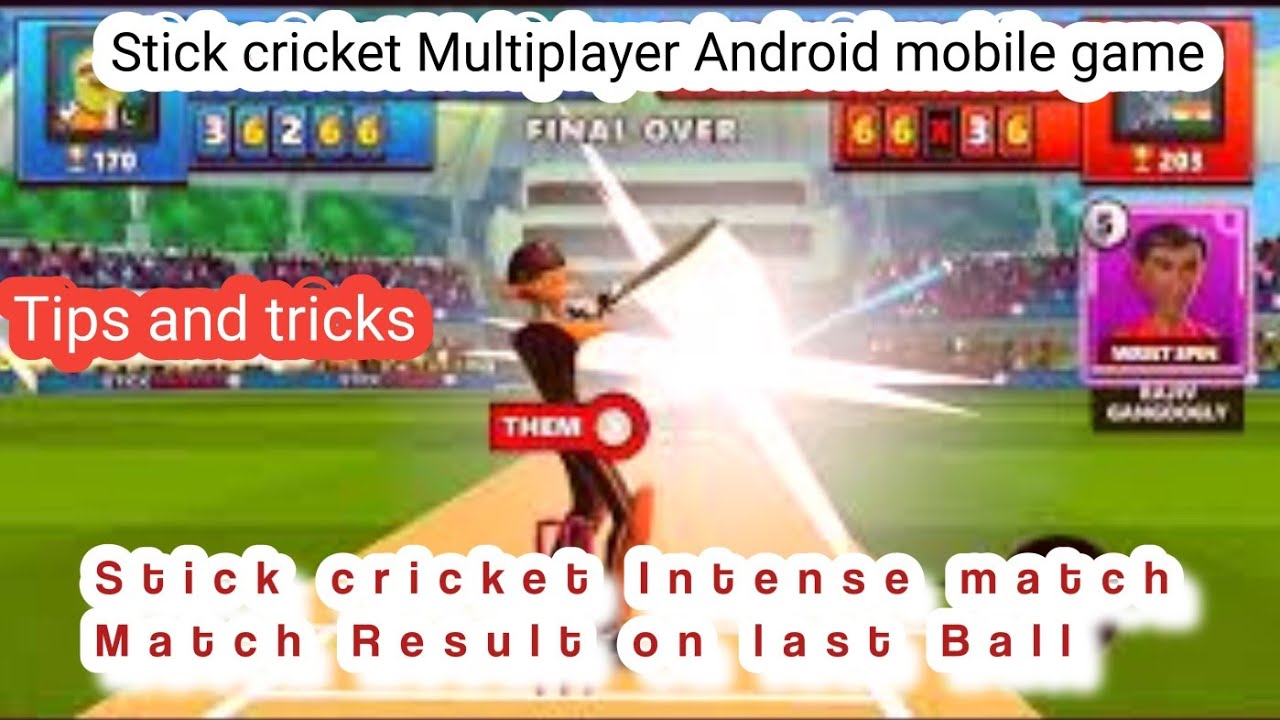 Stick cricket game very interesting Match 🏏 stick cricket tips and ...
