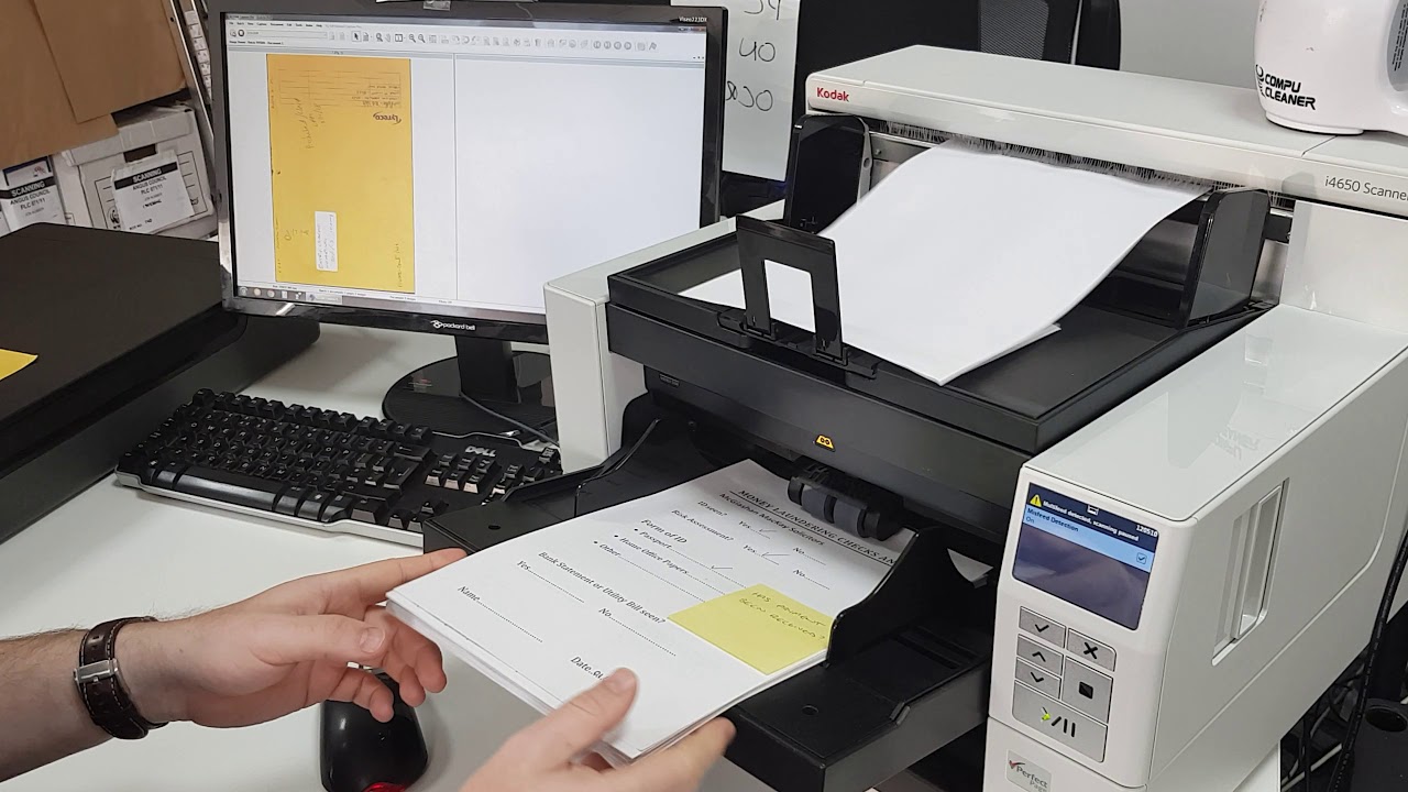 A Typical A3 Document Scanner Workstation - YouTube