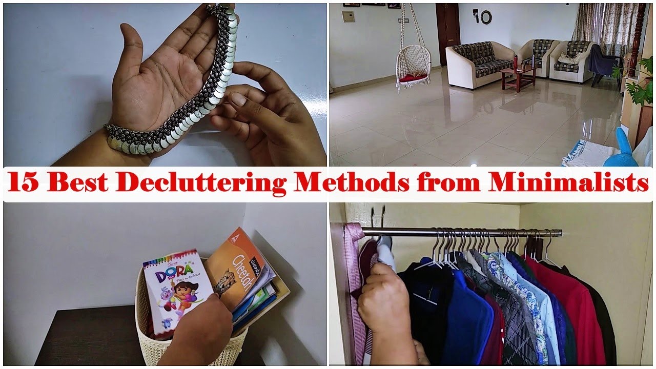 15 Best 👌Decluttering Methods to declutter an Overwhelming Space - YouTube