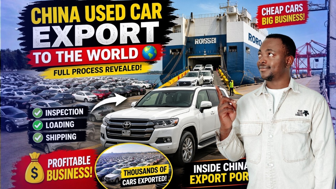 ⭐ China Used Car Export Process Explained 😱 How Cheap Cars Are Shipped ...