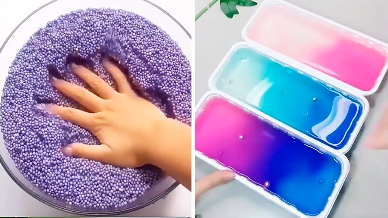 Satisfying Relax Slime Video ASMR #28 Расслабляющие Слайм Видео סליים ...