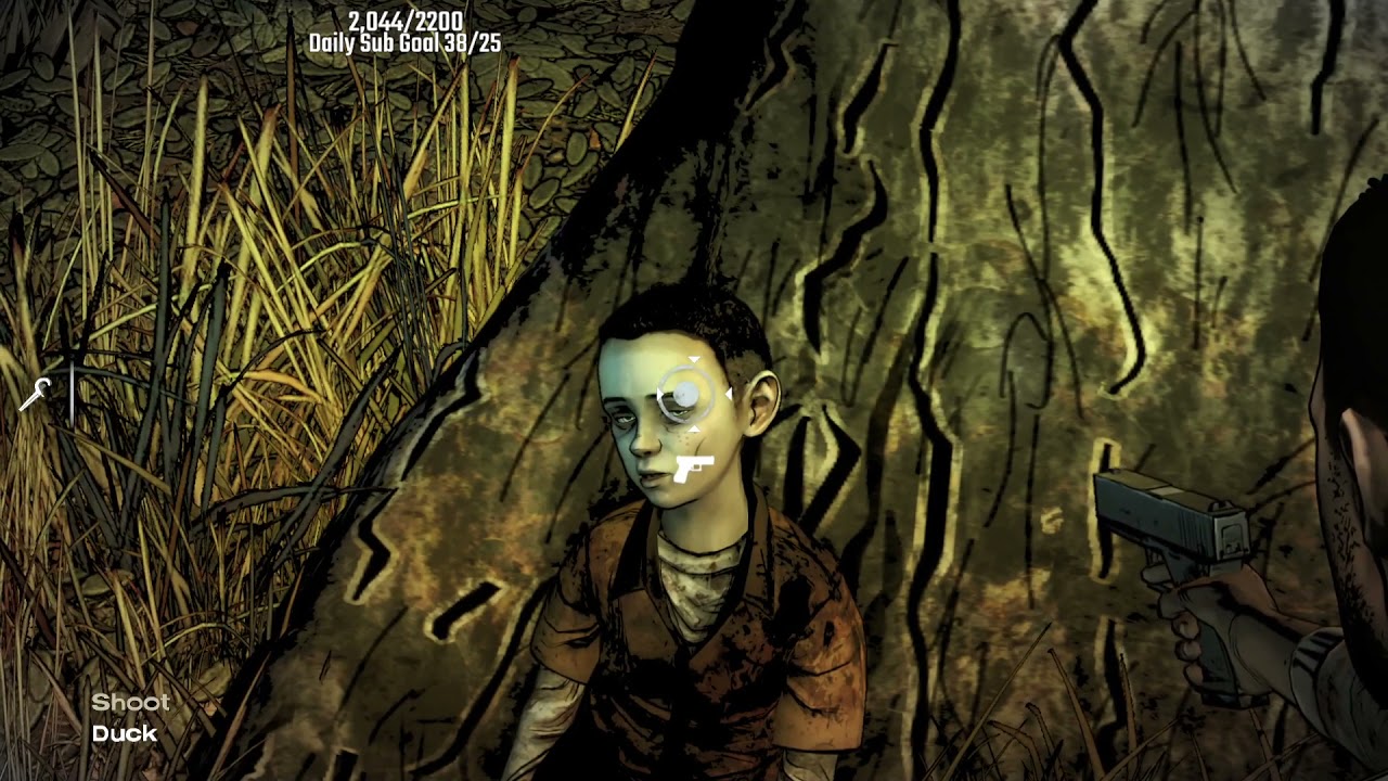 Adam emotional moment playing The Walking Dead - YouTube