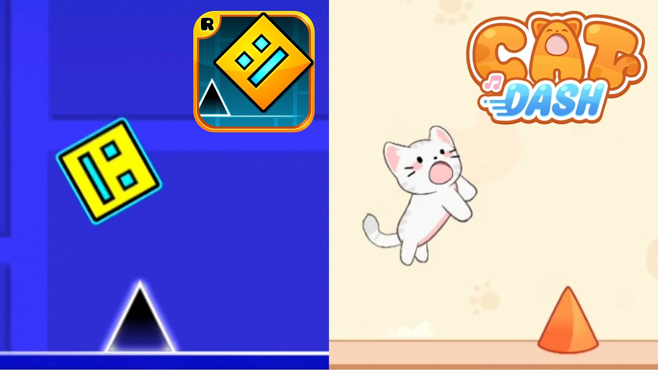 LA NUEVA COPIA DE GEOMETRY DASH: CAT DASH - YouTube