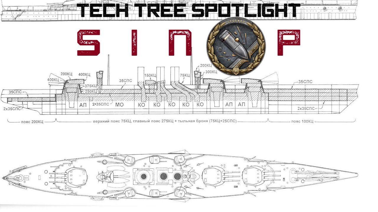 World of Warships Legends Tech Tree Spotlight: Sinop - YouTube