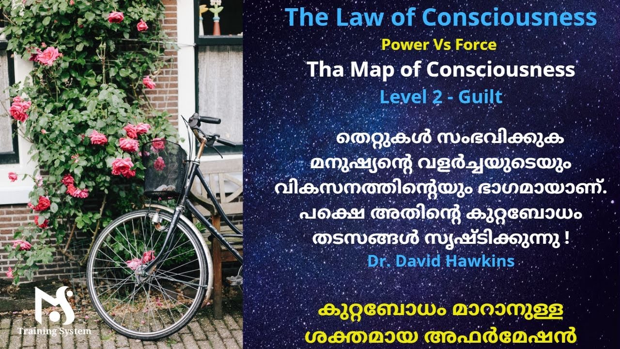 Level 2 - Guilt Tha Map of Consciousness കുറ്റബോധം മാറാനുള്ള ശക്തമായ അഫ ...