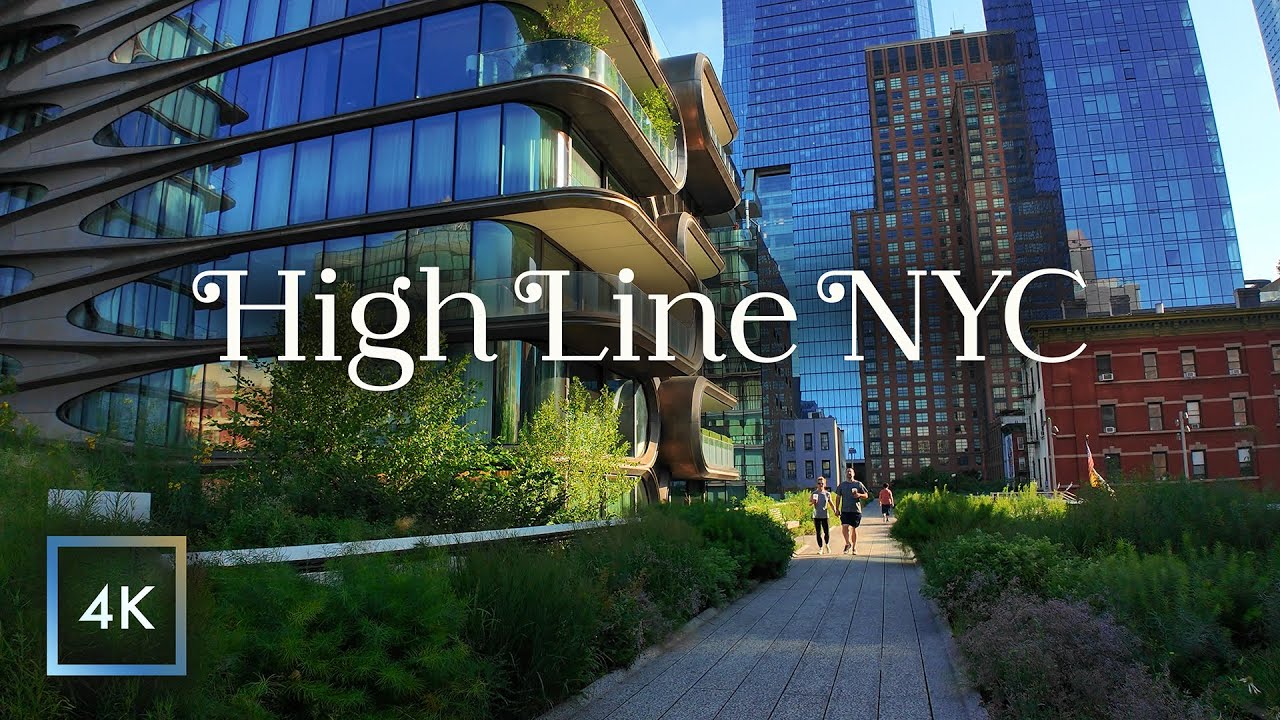 THE HIGHLINE - NEW YORK CITY Morning Walking Tour 4K HD - YouTube