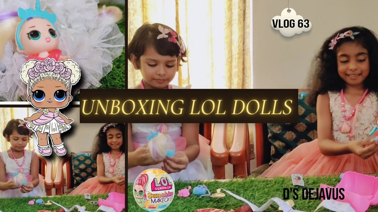 Unboxing LOL Dolls by Butterfly twinz Devanshi & Shanvika - YouTube
