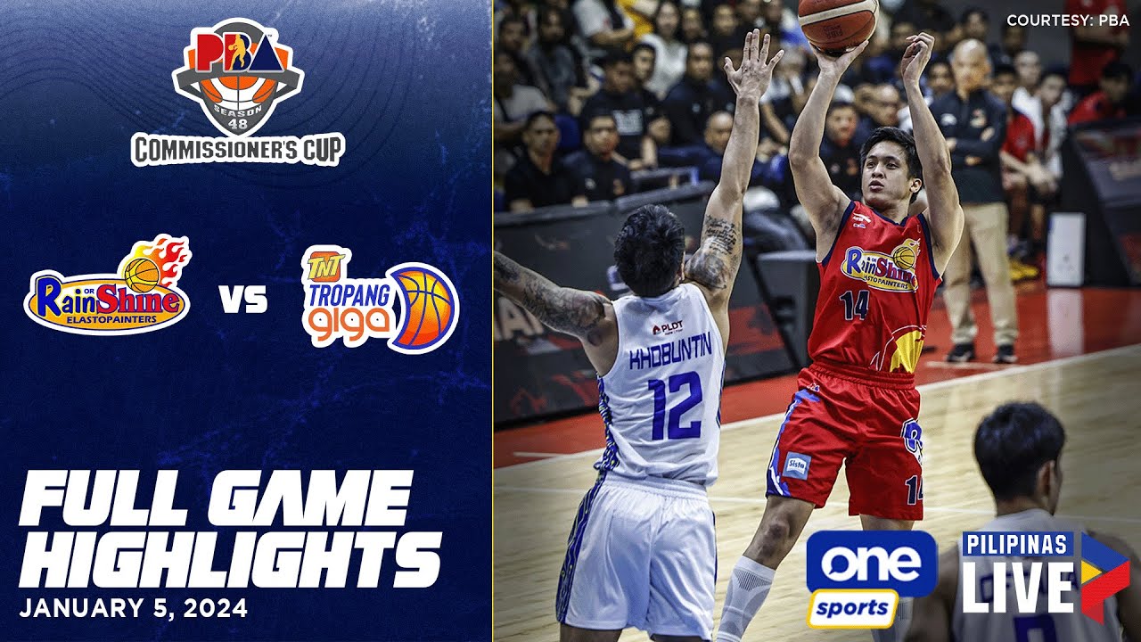 Rain or Shine highlights | PBA Season 48 Commissioner’s Cup - Jan. 5 ...