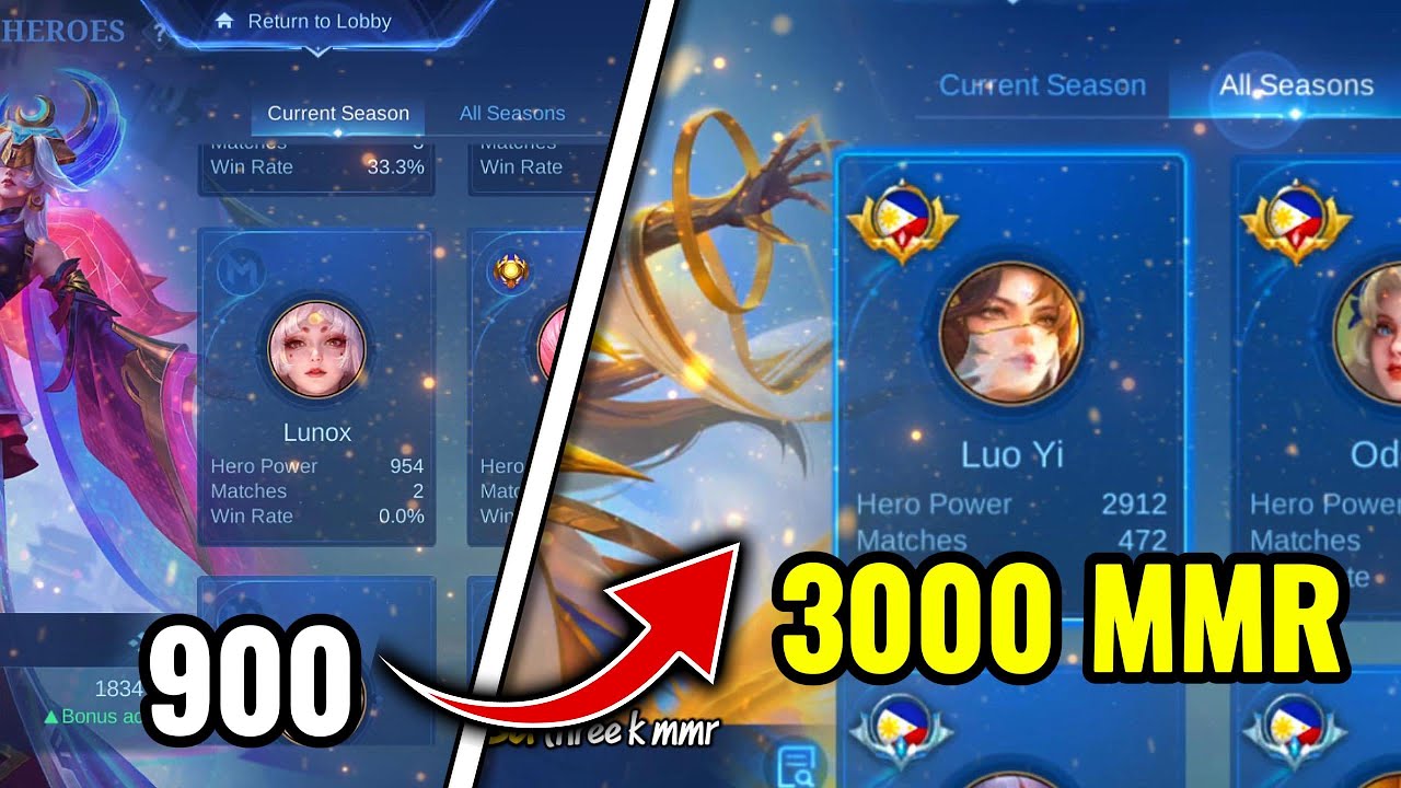 900 MMR Lunox vs 3000 MMR Lou Yi 🔥 | 1v1 Ep. 62 - YouTube