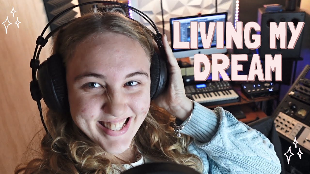 My First Studio Session Recording my Songs STUDIO VLOG - YouTube