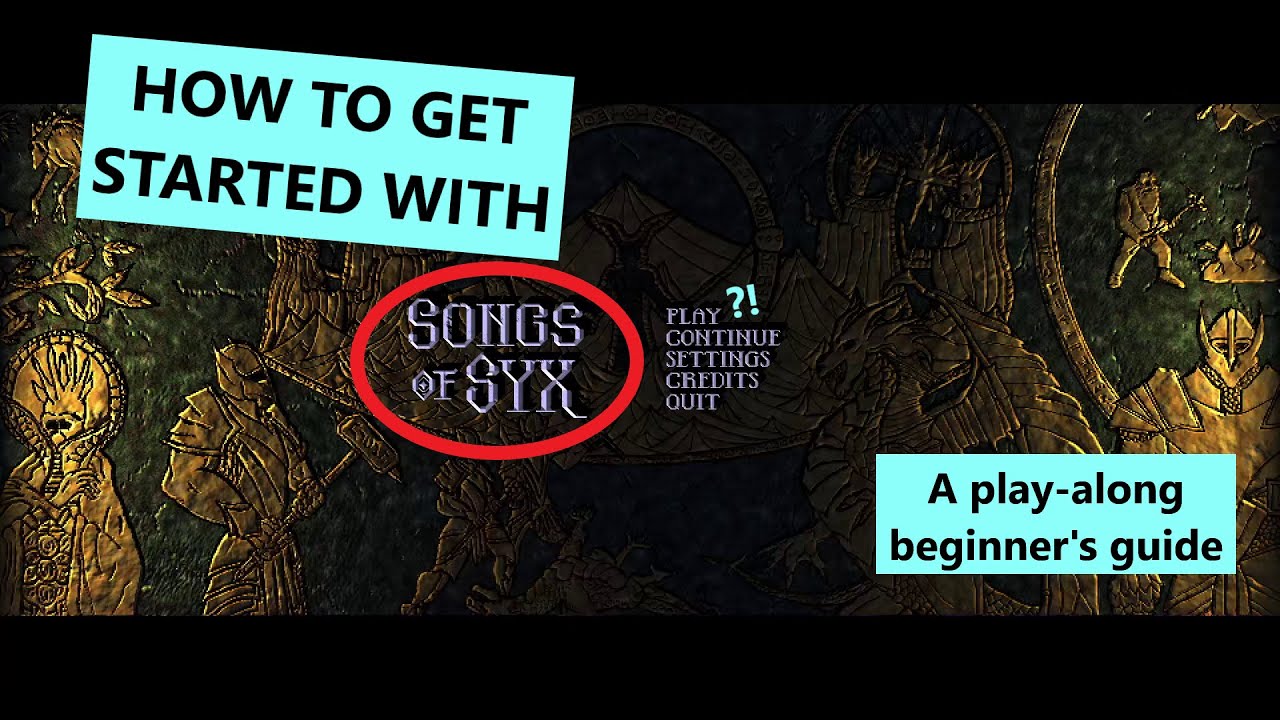 HOW TO START A NEW GAME of Songs of Syx - Tutorial/Guide (v62) - YouTube