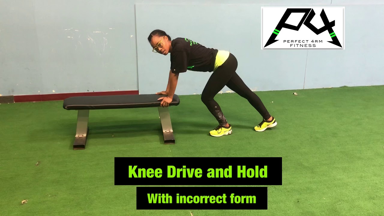How To: Incline Knee Drive - YouTube