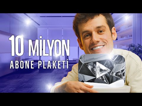 10 MİLYON ABONE ÖZEL PLAKETİ!