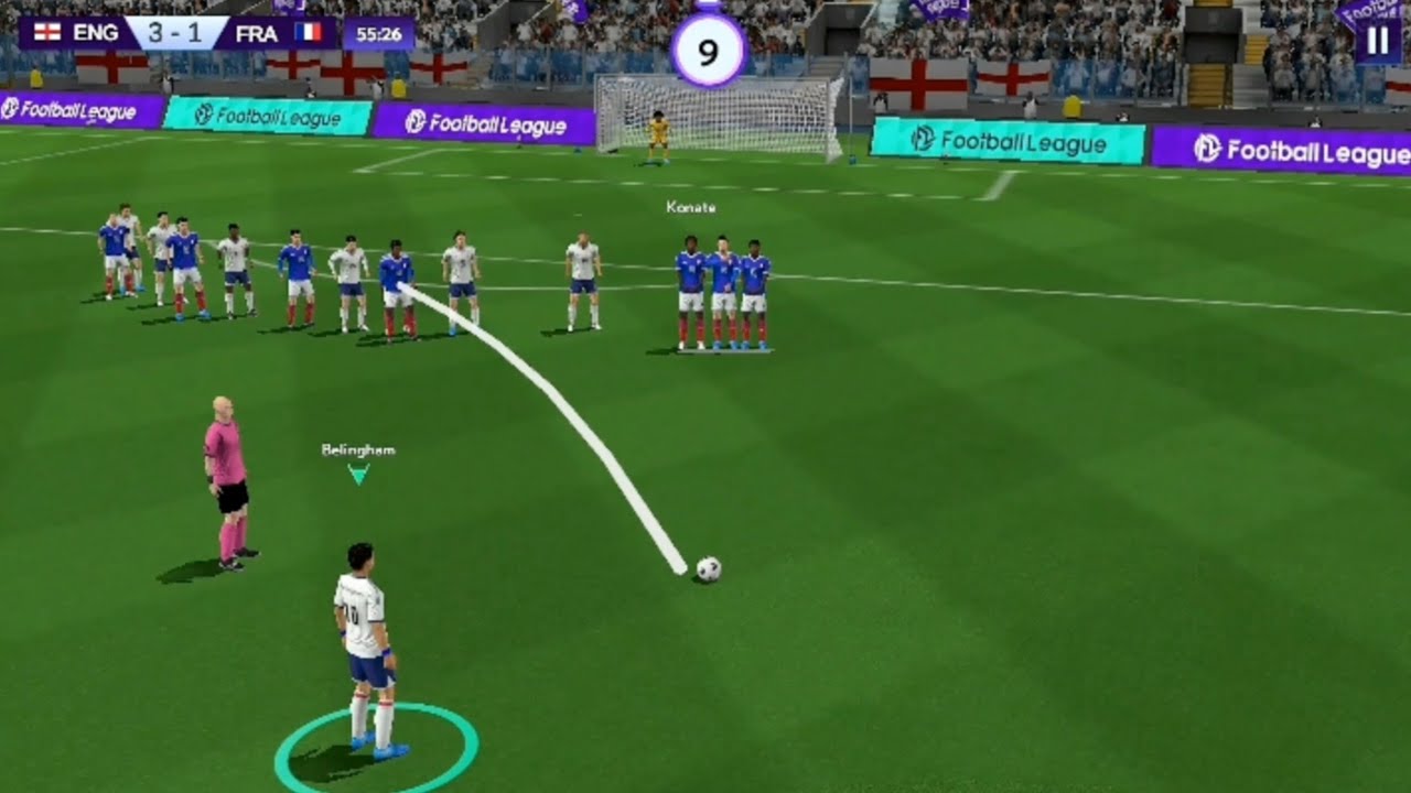 FL25 - England vs France | Football League 2025 Gameplay - YouTube