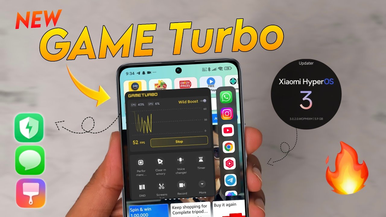 New Game Turbo UI In HyperOS 3 Update |` INSTALL Now Security, Theme ...