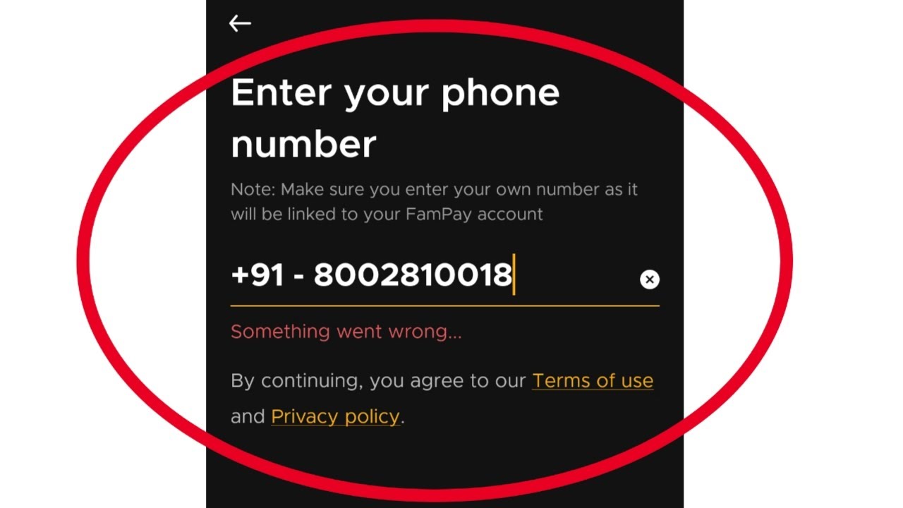 How To Fix Fampay Something Went Wrong Problem Solve in Mobile - YouTube