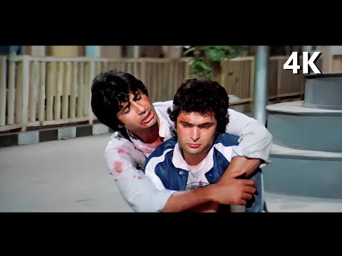 Chal Mere Bhai Tere Haath Jodta Hoon 4K Naseeb Song | Amitabh Bachchan, Rishi Kapoor | Mohammed Rafi