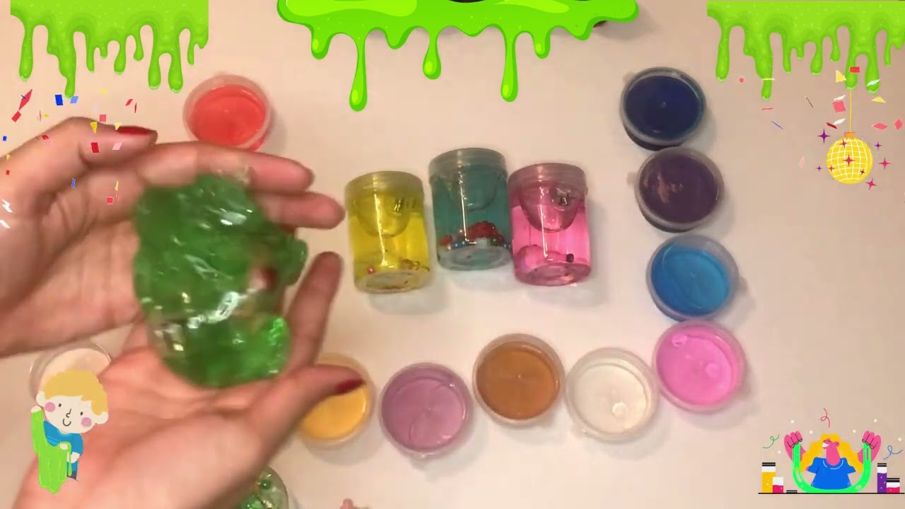 Satisfying slime videos | lets learn colors together | SASA KIDS & TOYS ...