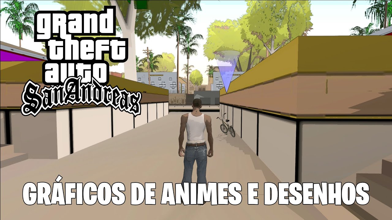 GTA SA PC - Gráficos e Texturas de Cartoon - YouTube