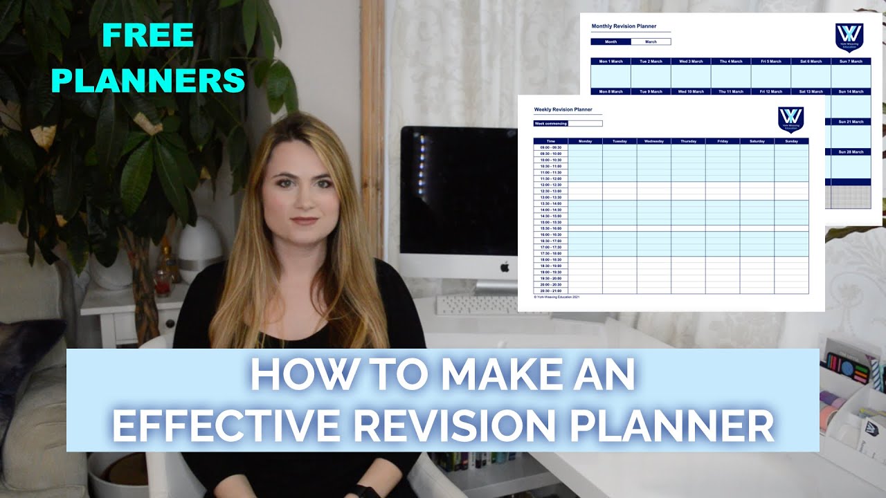 How to make an effective revision plan & free revision planners - YouTube