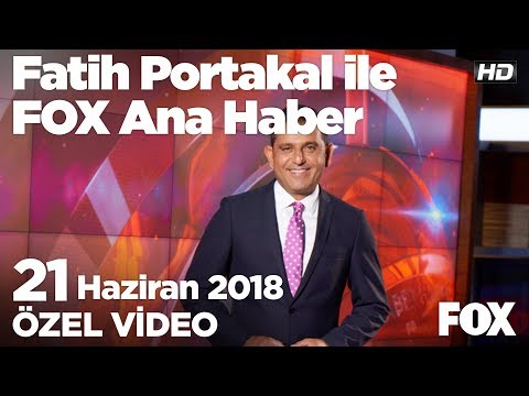 Erdoğan: Yalan söyleme dürüst ol! 21 Haziran 2018 Fatih Portakal ile FOX Ana Haber